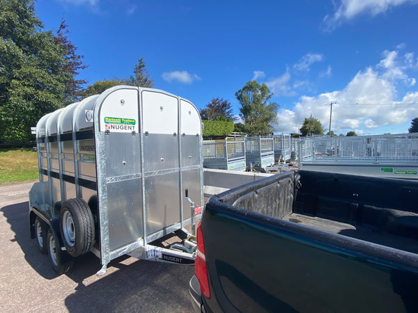 Nugent 8x5 Twin Axle Livestock Trailer – Hartnett Products